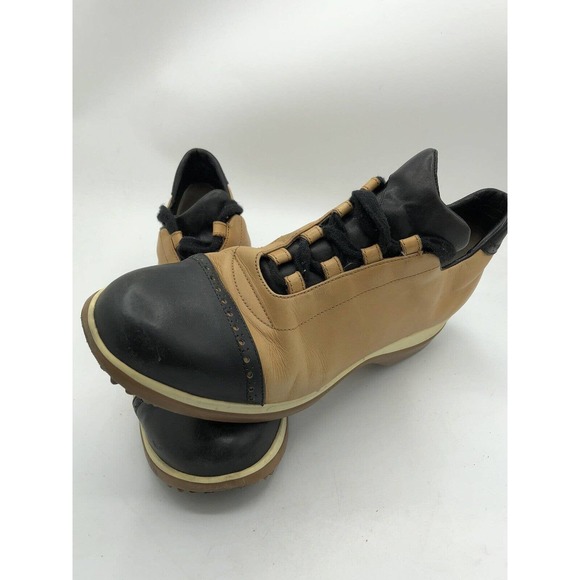 Unutzer | Shoes | Unutzer Ladies Leather Golf Shoes In Black Tan Womens ...